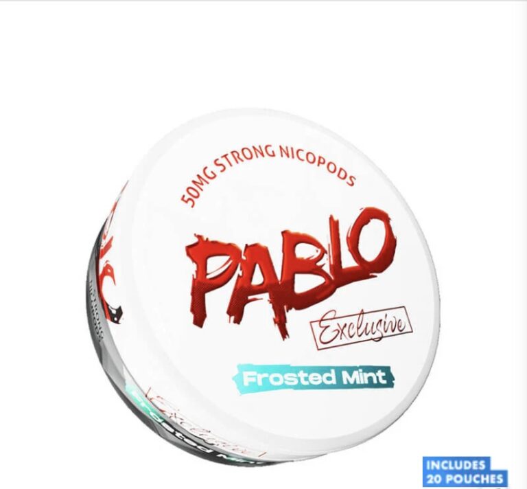 Pablo Frosted Mint Nic Pouches - 30mg - Australia #1 Vapes Shop